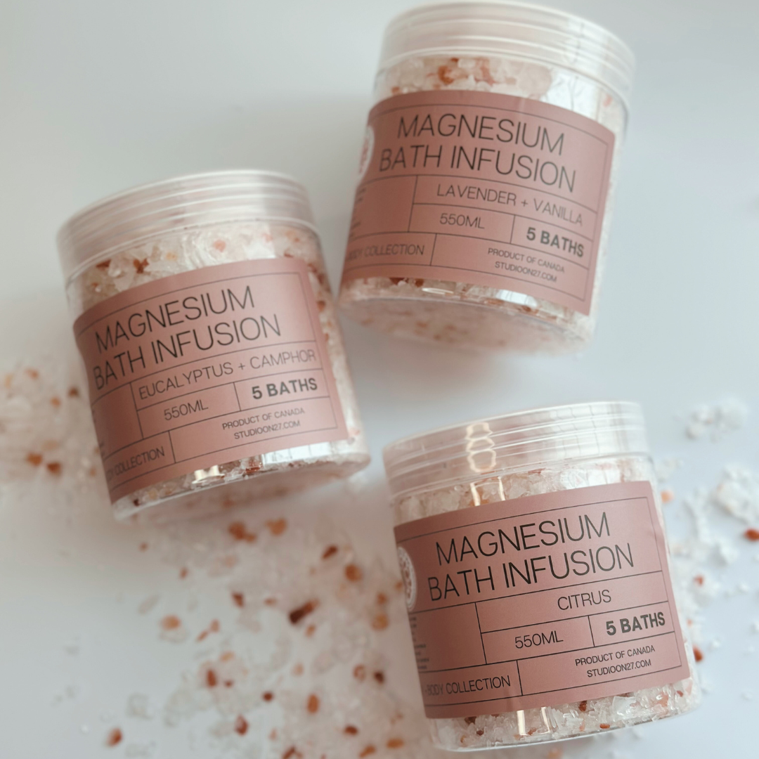 MAGNESIUM BATH INFUSIONS – Magnesium Lab by Studio On 27